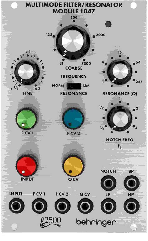 Behringer 1047 Multimode Filterresonator Eurorack Module Sweetwater