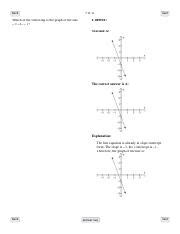 Thinkwell Exercise6 Pdf Back Which Of The Following Is The Graph Of