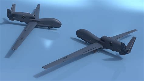 Drone Rq 4 Global Hawk Rigged 3d Turbosquid 2292445