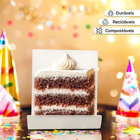 Embalagem Ref10 Slice Cake Para Fatia De Bolo 100un 100 Celofane