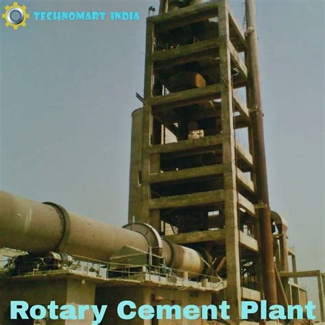 Rotary Kiln Cement Plant For Industrial Capacity 50 TPD To 500 TPD