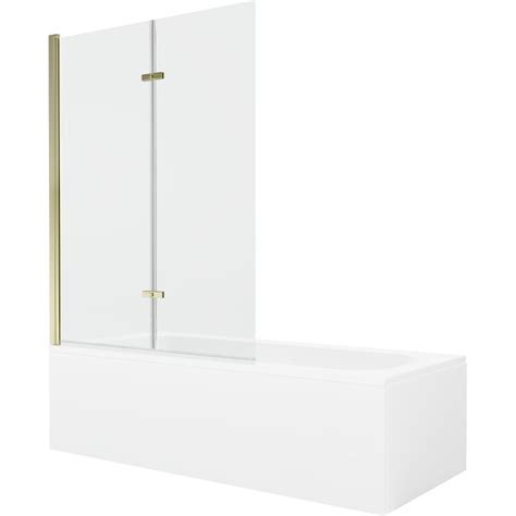Mexen Vega wanna prostokątna 180 x 80 cm z obudową i parawanem 2