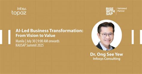 Kausap2025 Aitransformation Sapinnovation Infosysinsights Infysapservices