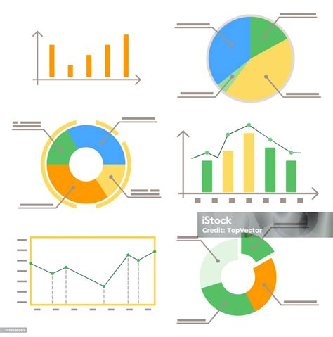 Analytics Data Diagrams Business Visualization Stock Illustration
