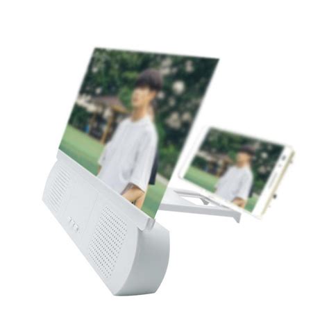 Monstrate Lupa De Pantalla Con Altavoz Bluetooth Amplificador De