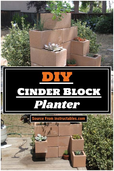 9 DIY Cinder Block Planter Projects And Ideas DIYsCraftsy