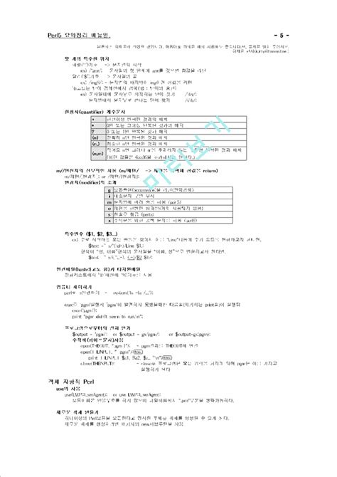 Perl에 대하여공학기술레포트