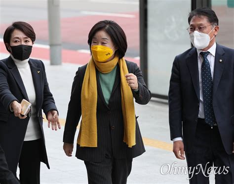 정의당 심상정 대선 후보가 6일 오후 서울 여의도 켄싱 오마이포토