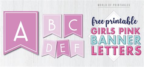 Free Printable Happy Birthday Banner Letters