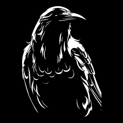 Camiseta Premium Unisex «raven Black De Romerogenius Superfan Art