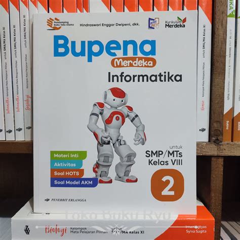Jual Bupena Merdeka Informatika Kelas 8 Smp Kurikulum Merdeka Erlangga