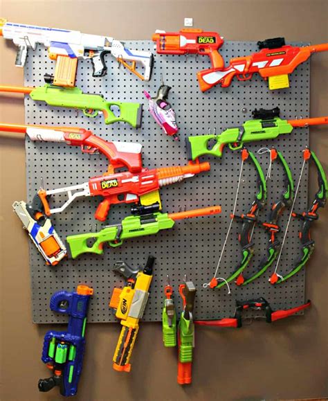Diy Nerf Gun Wall Rack Top 10 Ways To Make Your Nerf Display Better