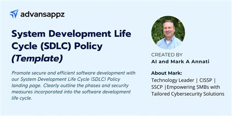 System Development Life Cycle Sdlc Policy Template