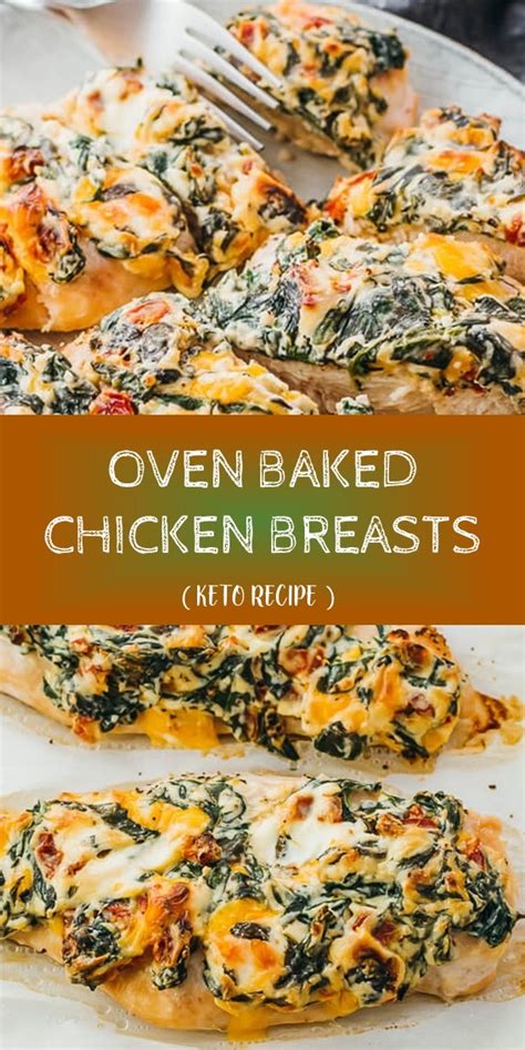 Oven Baked Chicken Breasts Keto Recipe Food Info