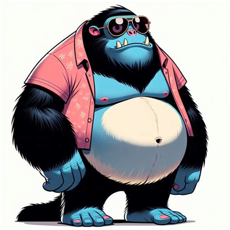 Silly Snorlax In Pink Shirt And Aviator Sunglasses Ai Art Generator