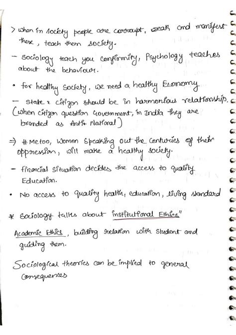 Vajiram And Ravi Sociology Optional Handwritten Class Notes By Mahapatra