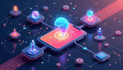 Illustration Shows App Modernization Concept With Ai Tech Evolution