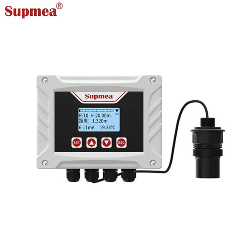 Split Industrial Sewage Water Level Transmitter Waterproof Ultrasonic
