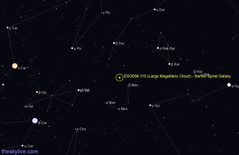 Eso056 115 Large Magellanic Cloud Barred Spiral Galaxy In Dorado