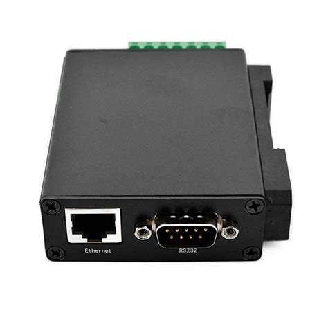 Rail Mount Serial Server RS232 485 422 To RJ45 Ethernet Module POE Electronics For You