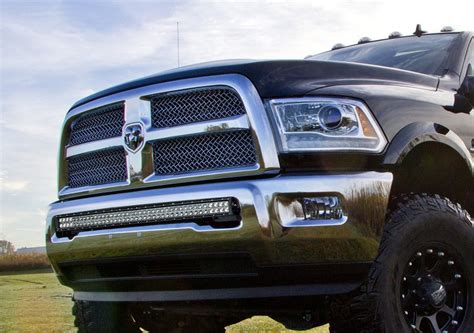 40 Lower Bumper Hidden Led Light Bar Kit Wbracket Wire For 03 18 Ram