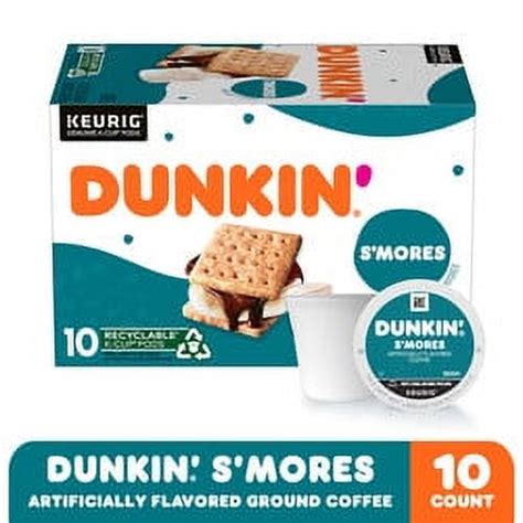 Dunkin Smores Artificially Flavored Coffee Medium Roast Keurig K
