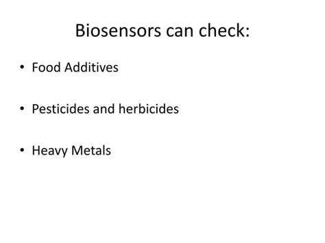 Biosensors For Food Quality Assessment Pptx