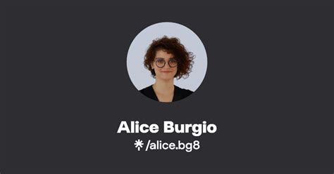 Alice Burgio Instagram Linktree