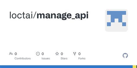 GitHub Loctai Manage Api