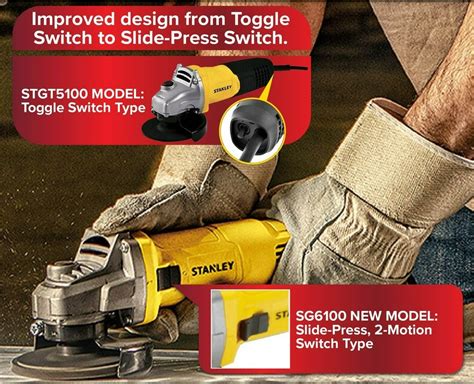 Stanley 620w 4 Small Angle Grinder Sg6100 Grender Grander 磨机 Shopee Malaysia
