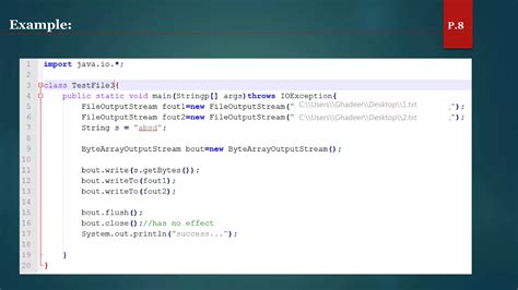 [java] 7 input and output stream ppt