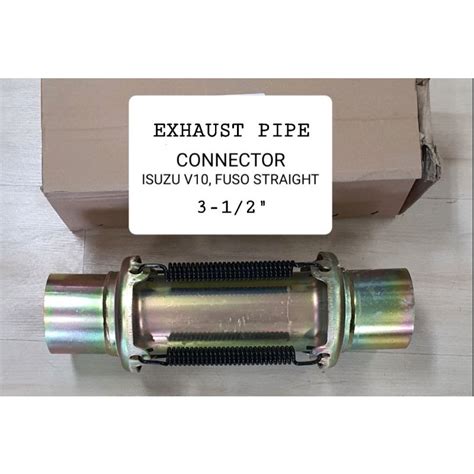 Exhaust Pipe Connector Isuzu V10 Fuso Straight 3 1 2 Shopee
