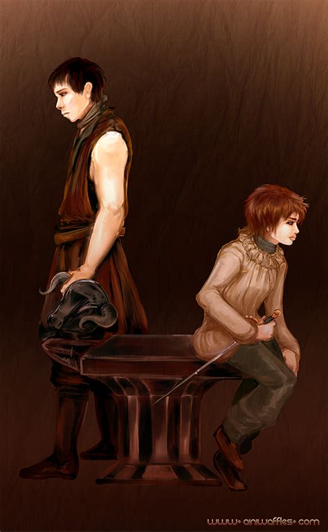 Arya And Gendry Arya And Gendry Fan Art 31497790 Fanpop
