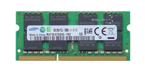 Pamięć Ram 1x 8gb Samsung So Dimm Ddr3 1600mhz Pc3 12800 M471b1g73qh0
