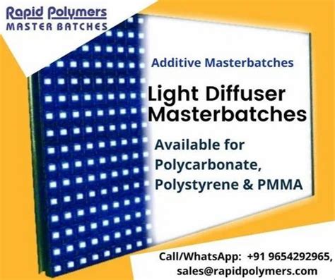 Polycarbonate Light Diffusers Masterbatches At Best Price In Ghaziabad