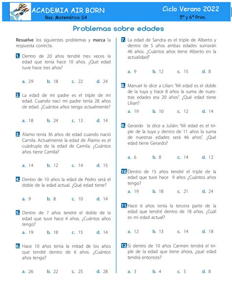 Ejercicios Matemáticos Exercícios De Matemática Docsity