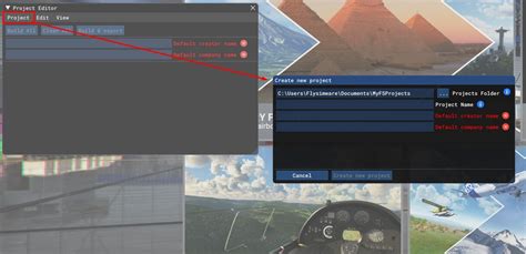 devmode unable to create new project can t modify name fields