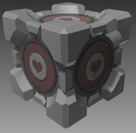 Aperture Science Weighted Companion Cube By Jasonxl On Deviantart