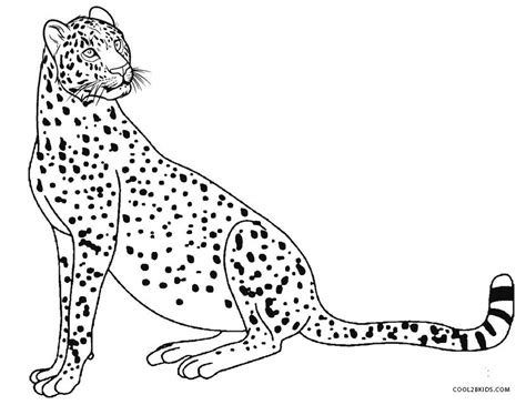 Coloriages Guépard Coloriages Gratuits à Imprimer
