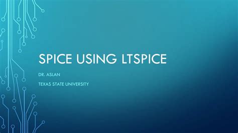 ppt spice using ltspice powerpoint presentation free download id