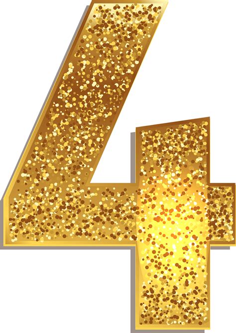 [100 ] Number 4 Png Images