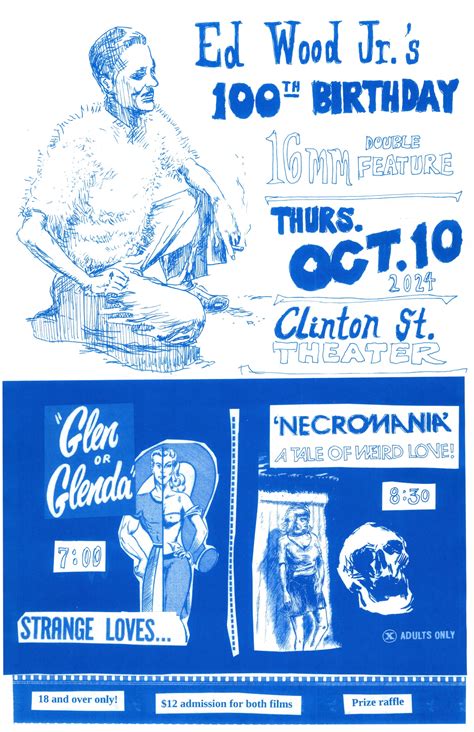 16mm Double Feature Glen Or Glenda 1953 And Necromania A Tale Of