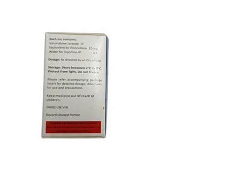 Celon Labs Vinbicel 50mg Injection Vinorelbine Packaging 5ml At