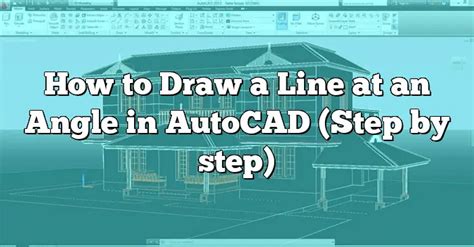 How To Draw A Line At An Angle In Autocad Printable Online
