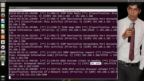 Network Intrusion Detection Using SNORT Real Time By Ummed Meel YouTube