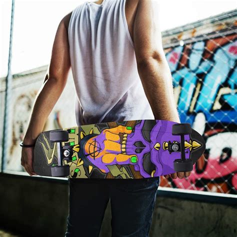 Anti Slip Skate Deck Purple Gorilla Art Skateboard Grip Tape Anti Slip Longboard Griptape
