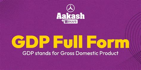 Gdp Full Form Gdp Stands For Gross Domestic Product