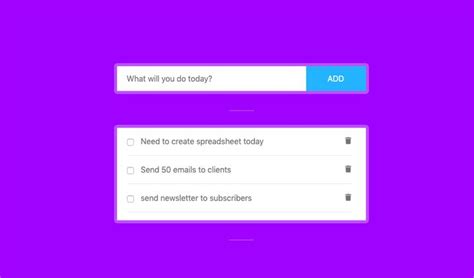 Bootstrap Todo List Template With Local Storage List Template Todo