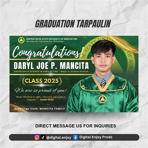 Congratulations Tarpaulin Layout