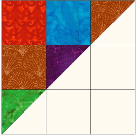 Scrappy Split 9 Patch — Quilted Twins